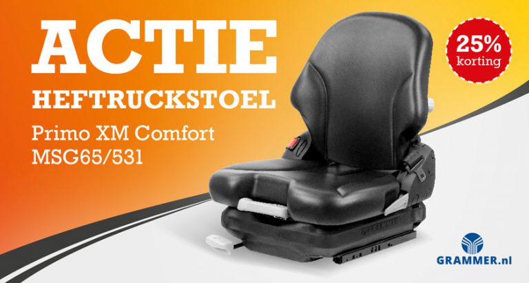 Grammer Primo XM Comfort mechanisch geveerde stoel pvc (MSG65/531)