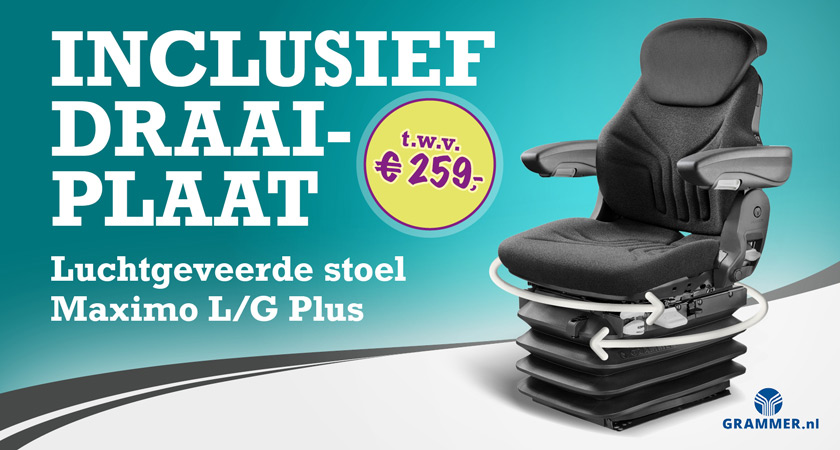 Grammer Maximo L/G Plus - luchtgeveerde stoel (MSG95G/721) - Grammer